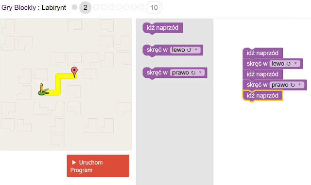 TIKowy Belfer: Blockly Games