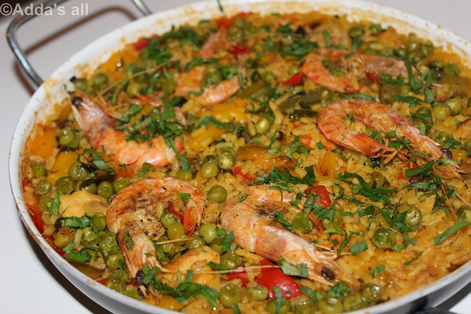 Adda's All : Paella (paeja)