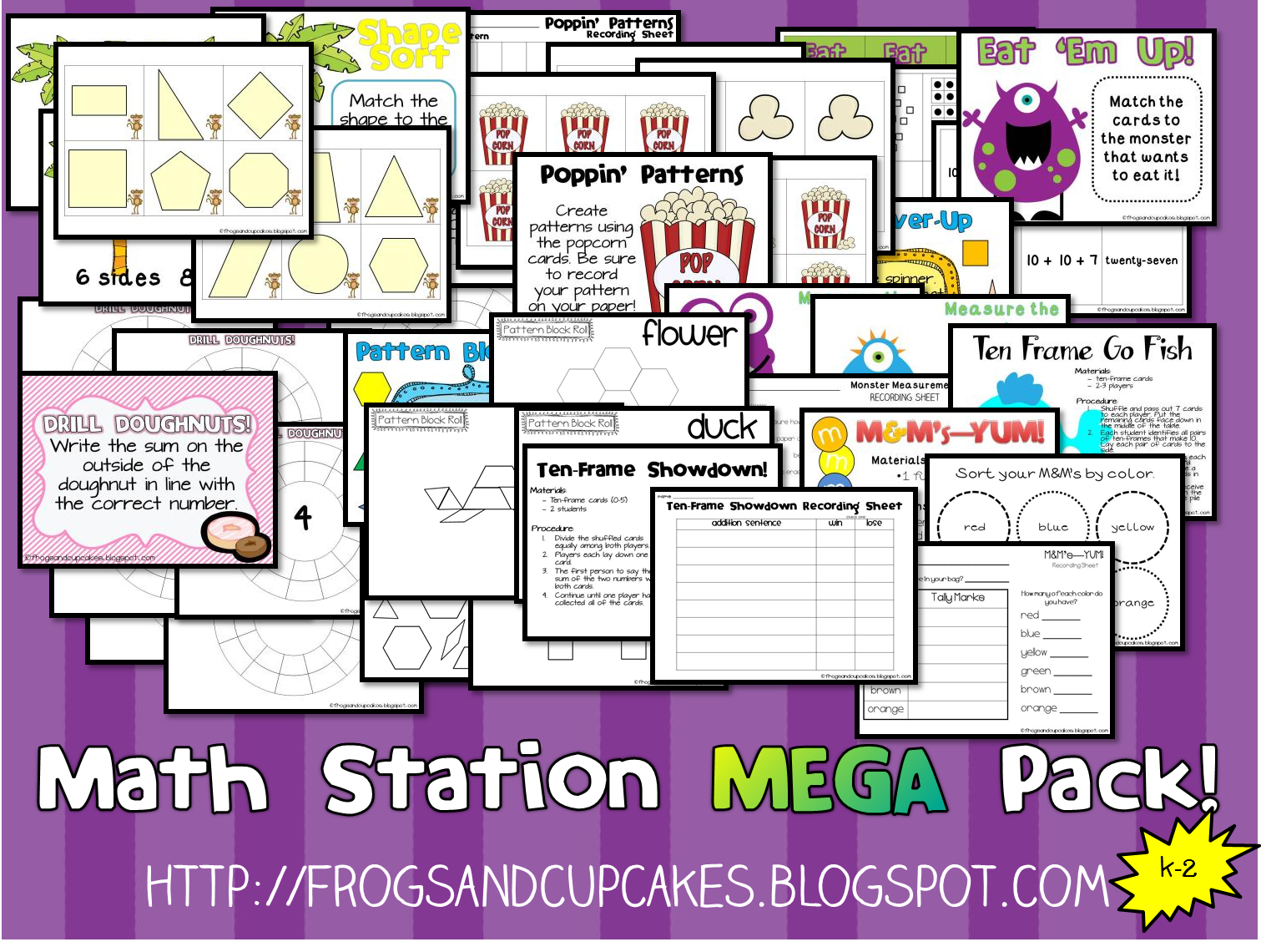 Tales of Frogs and Cupcakes: My Loot and Math Station MEGA Pack!