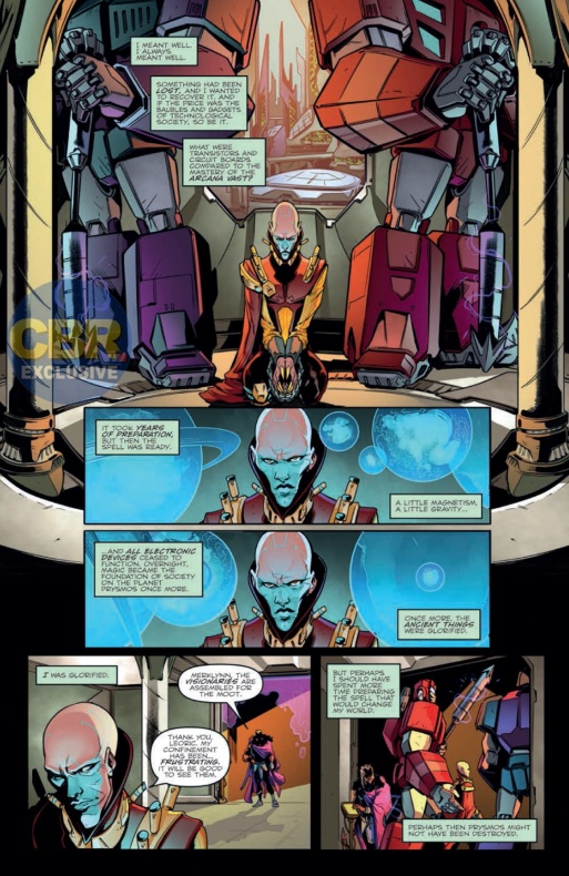 Comic: Primeras imágenes del crossover de "Transformers Vs. The ...