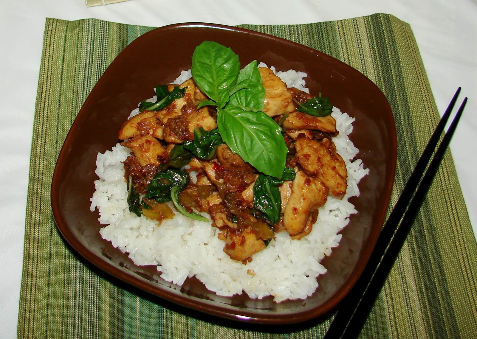 Kitchen Corner-Try It: Basil Chicken