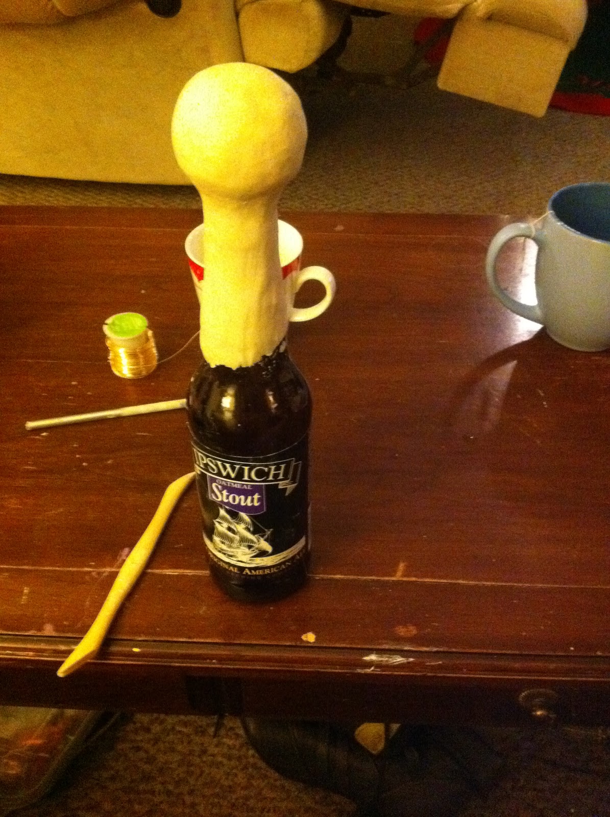 Creative Paperclay® air dry modeling material: Bottle Doll Tutorial