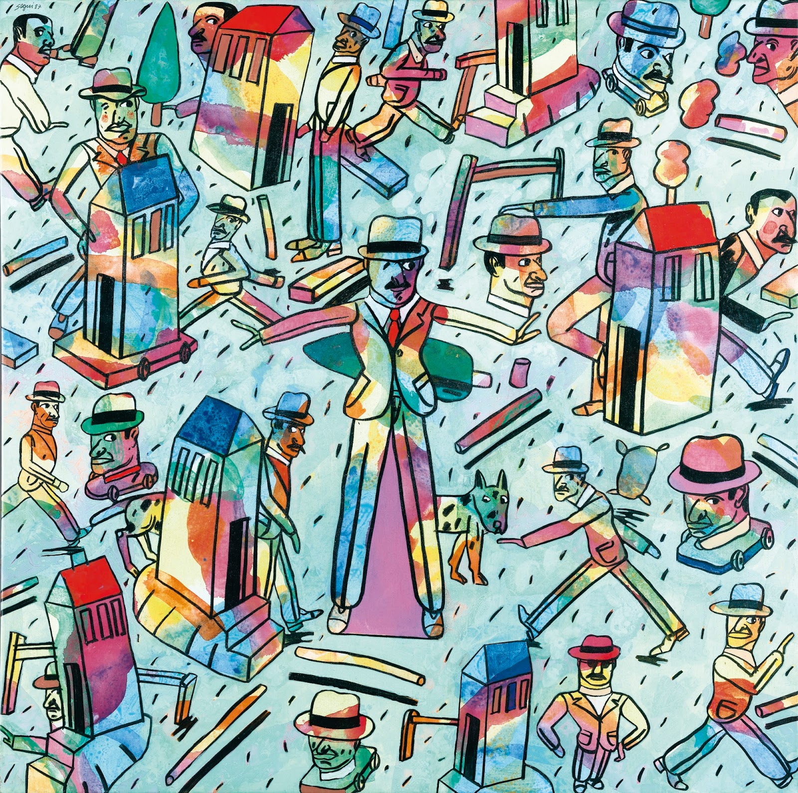 Angeles y Rosas: Antonio Seguí, el Pintor de los Hombrecitos con Sombrero