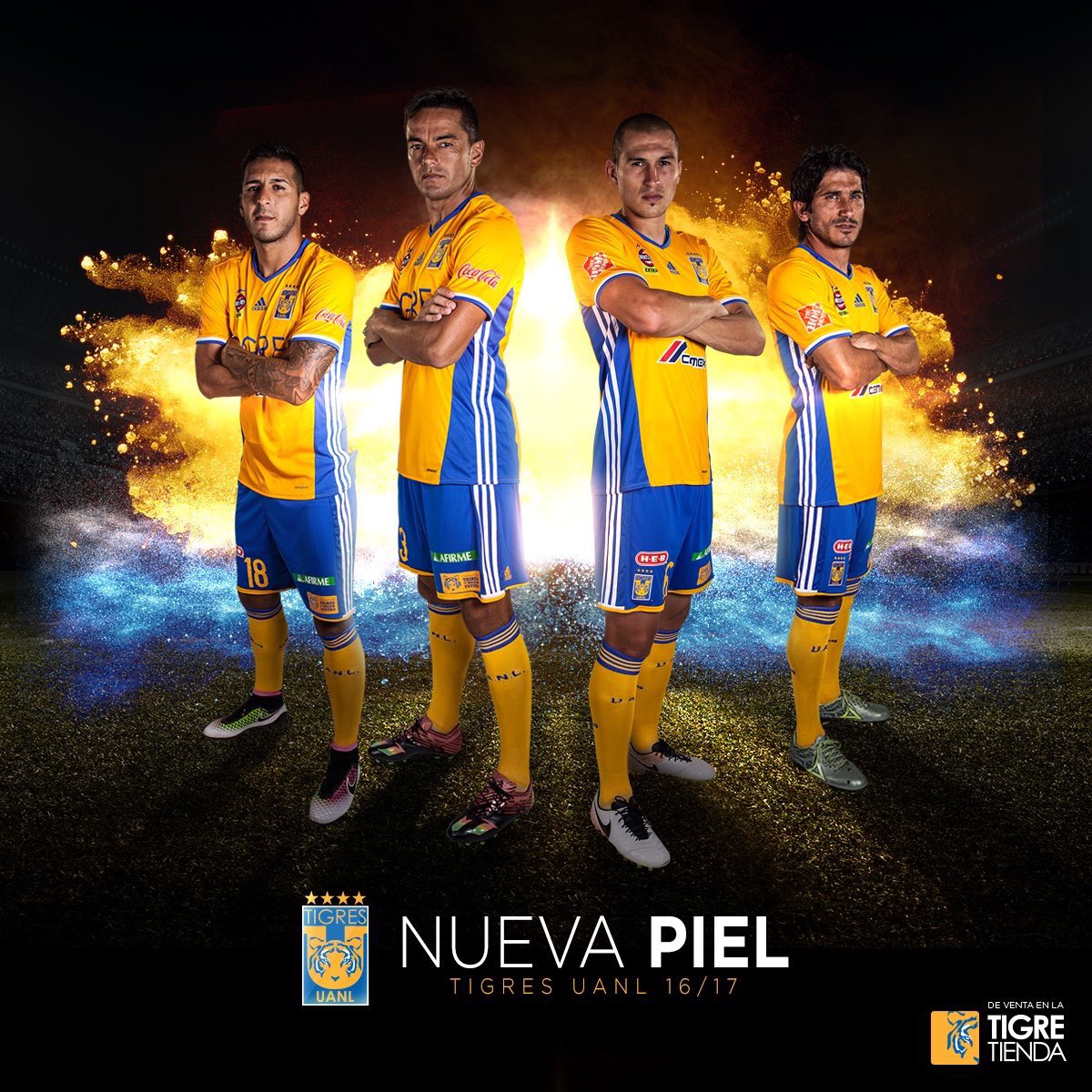 Tigres 16-17 Kits Released - Footy Headlines
