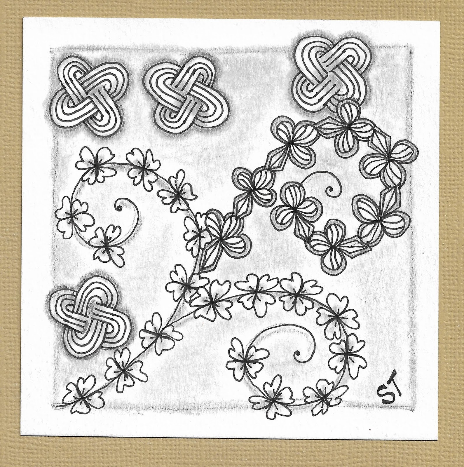 Tickled To Tangle: March 2018