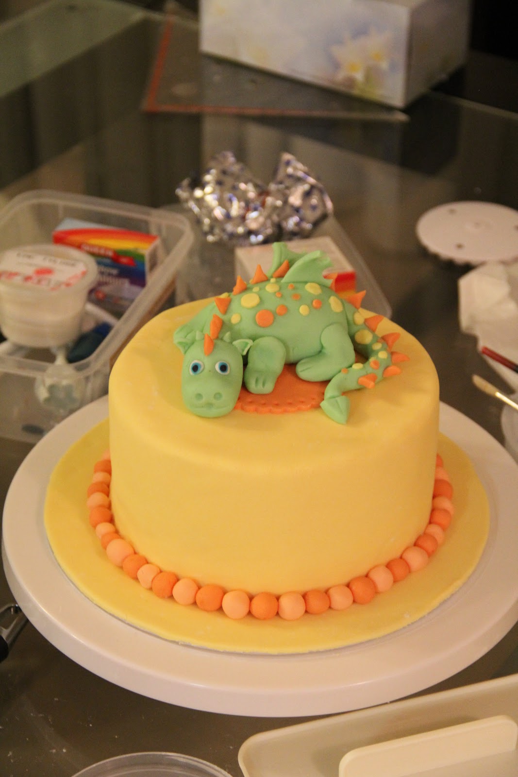 Bakerz Dad: Dragon Themed Birthday Cake