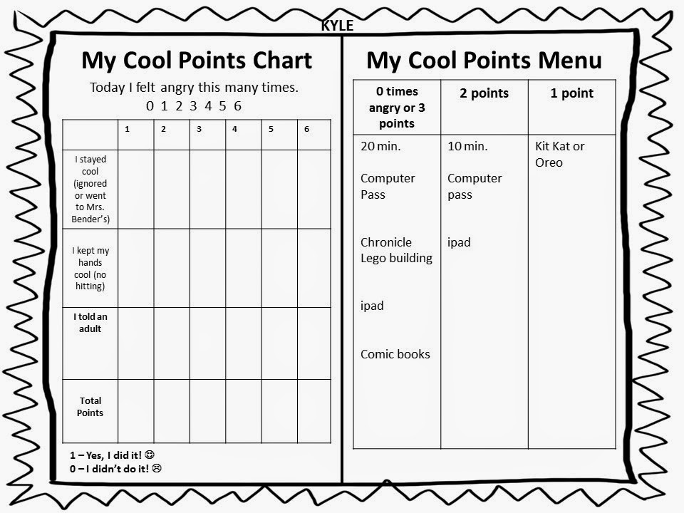 The Bender Bunch: Challenging Student? Check out these Cool Points Charts!