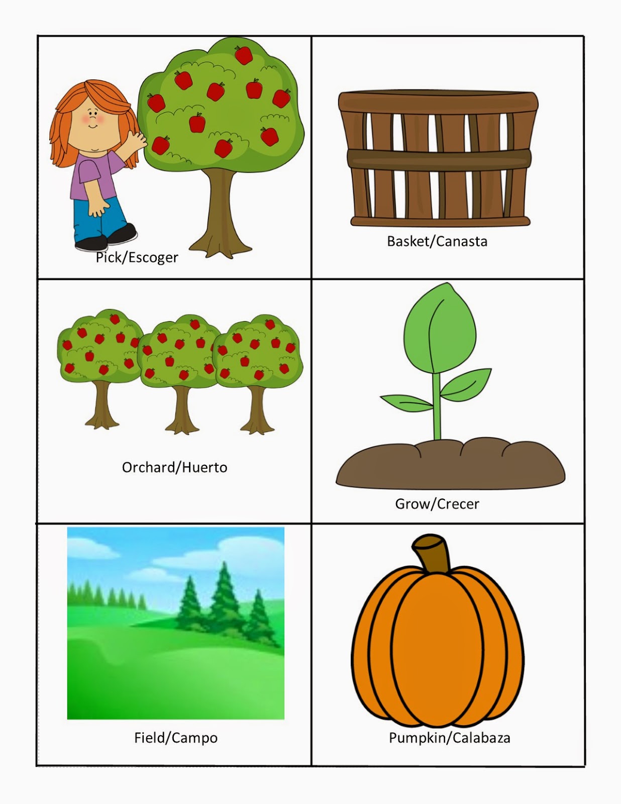 Speech-LanguageTherapySessions: October Vocabulary Words