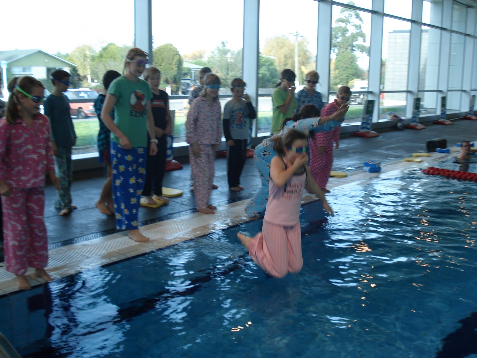 Room 15 Woodend: Swimming in our PJ's!!