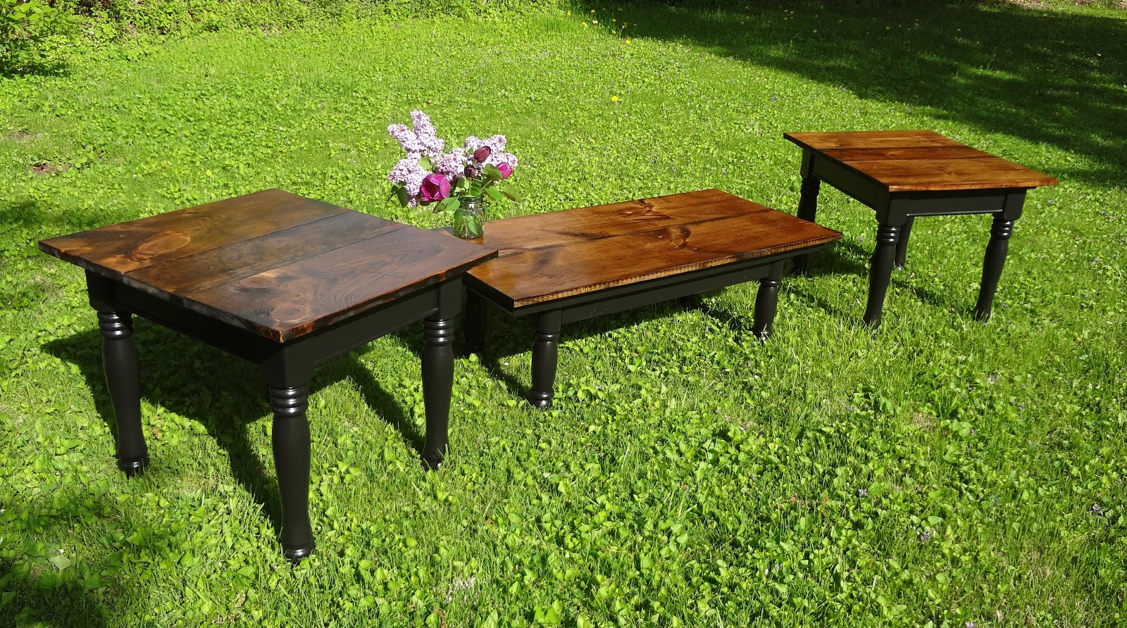 Heir and Space: A Farmhouse Style Coffee Table Set