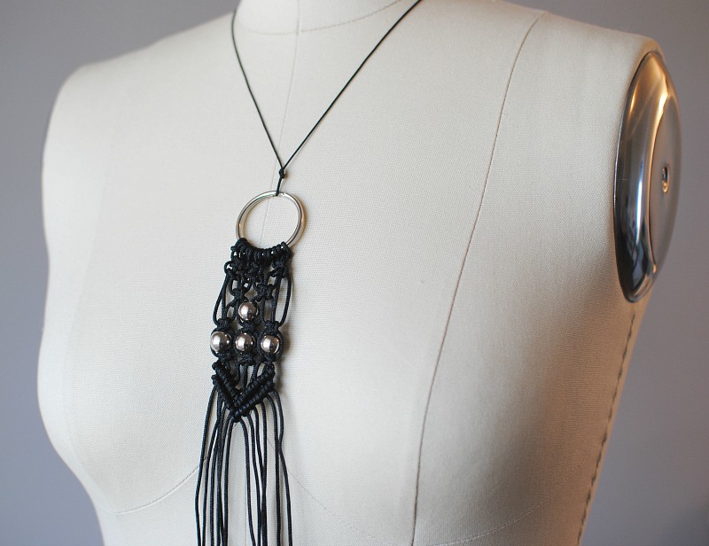 Trash To Couture: DIY: Mini Macramé Accessories