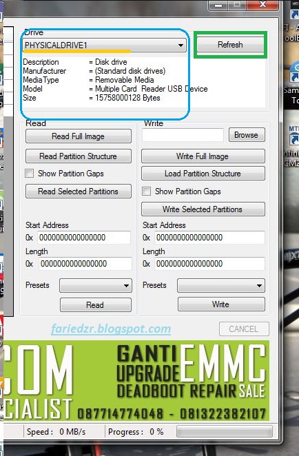 DigiServ: Membuat interface eMMC sendiri, dengan AU6438BS