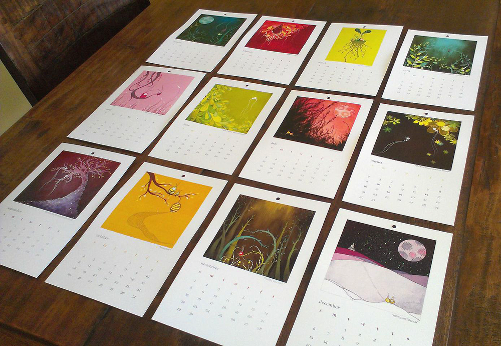 Melissa Moss Art: 2015 Calendars!
