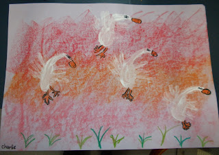 Art with Mrs Baker: Wild Geese Handprint Paintings