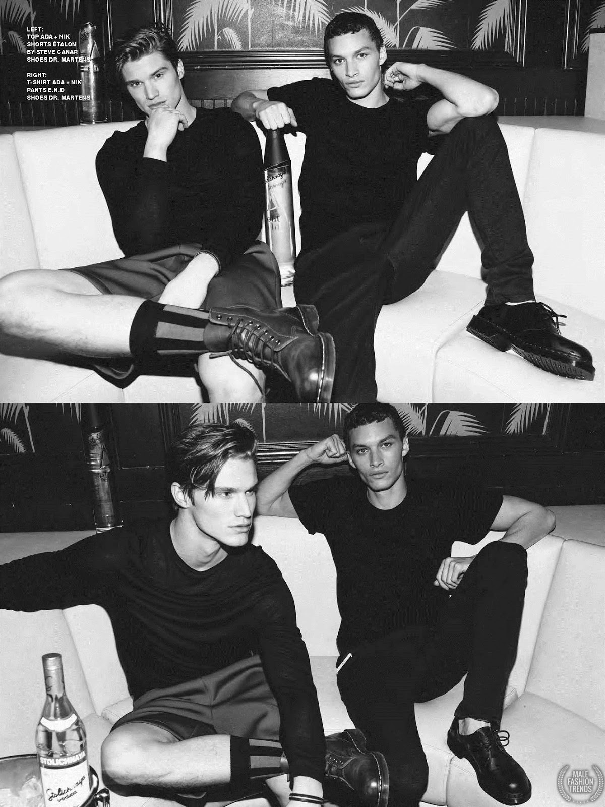 Louis Mayhew y Matthew McGue para ADON Magazine No. 20 por Joseph Sinclair