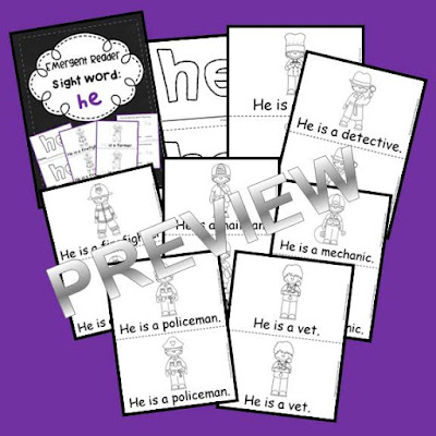 Dr. Clements' Kindergarten : Emergent Reader: Sight Word: HE (Community ...