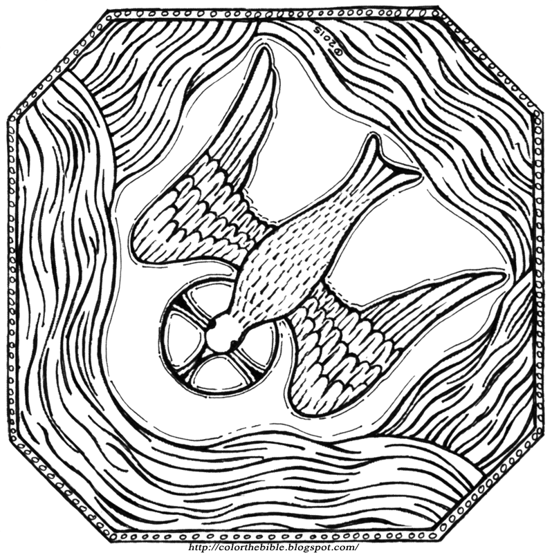 Descending Through Water or Flames | Color The Bible