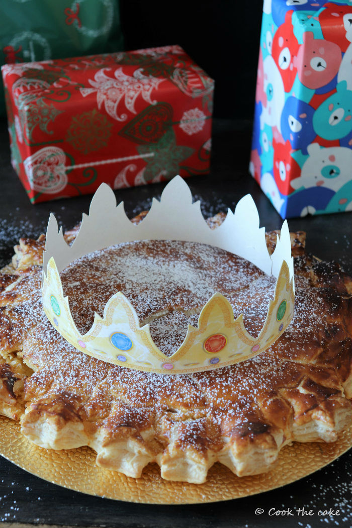 Galette des Rois con limón. Pastel de Reyes francés - Cook the cake