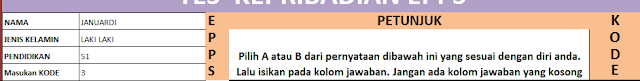 Cara Melaksanakan Skoring dan Interpretasi hasil dari Tes EPPS