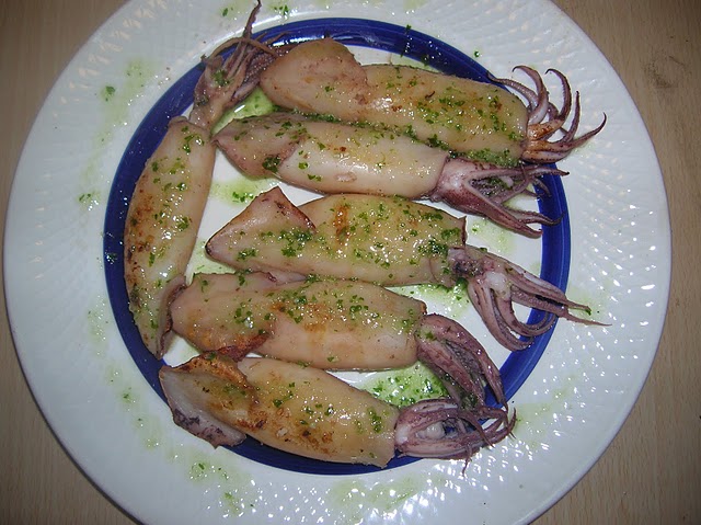 Platos listos para comer: CALAMAR A LA PLANCHA