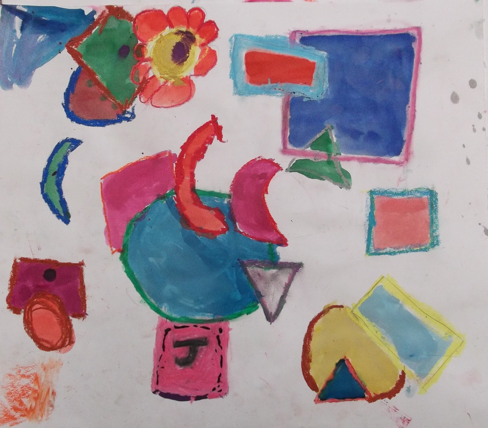 Artists For Kids: Overlapping Shapes - First Grade