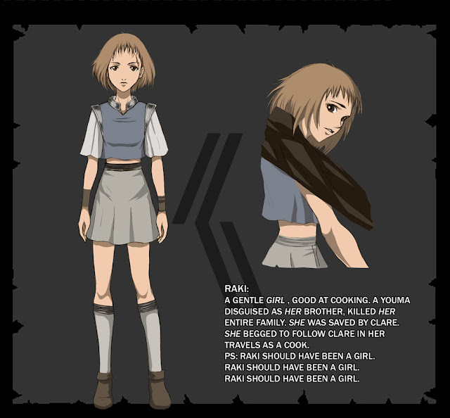 تقرير عن انمي Claymore - azar ds