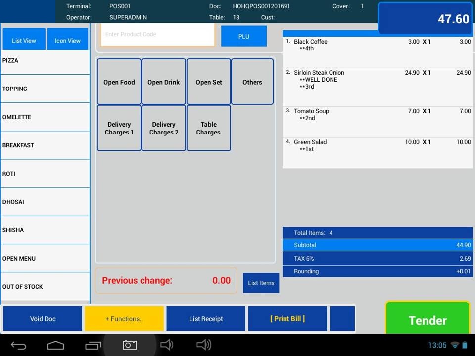 ANDROID POS SYSTEM . MESIN CASHIER . MESIN KAUNTER . MESIN KIRA ...