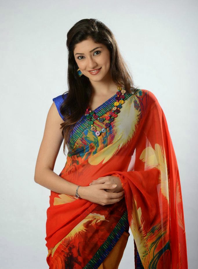 Actress Tanvi Vyas gorgeous in Red Saree | Stylish Designer Sarees,Lehengas