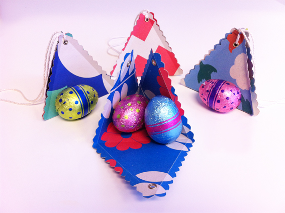 nineteenseventythreeltd: Paper craft: Easter Nets.