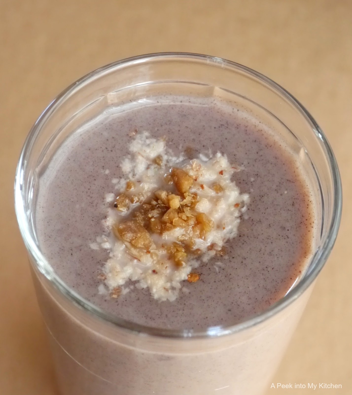 A Peek into My Kitchen: Ragi Malt (Sweetened Finger Millet Porridge ...