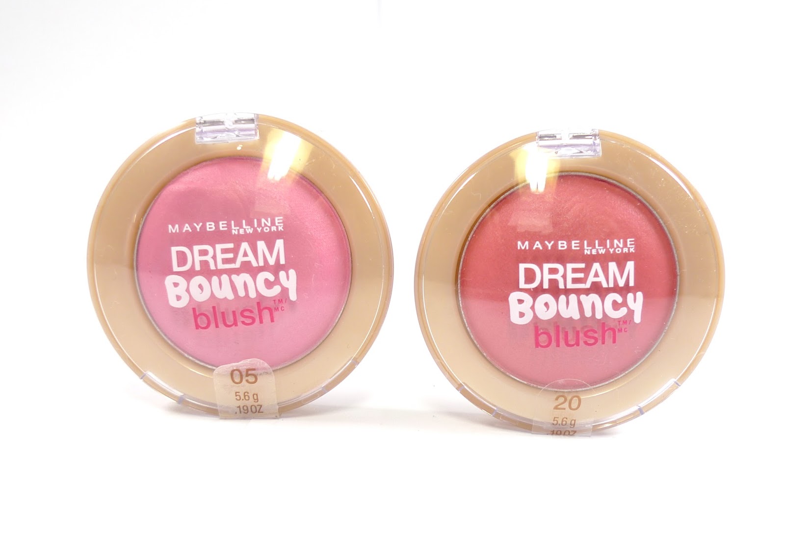 Review: Maybelline Dream Bouncy Blush in Fresh Pink 05 and Peach Satin 20