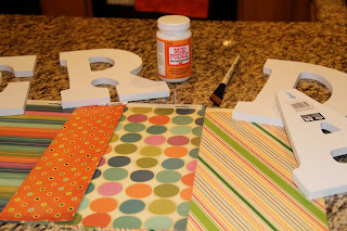 Adventures in Teaching: Modge Podge Letters