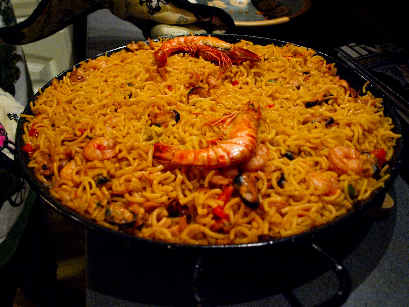 Good gobble!: Steve and Danny's Seafood Fideuá