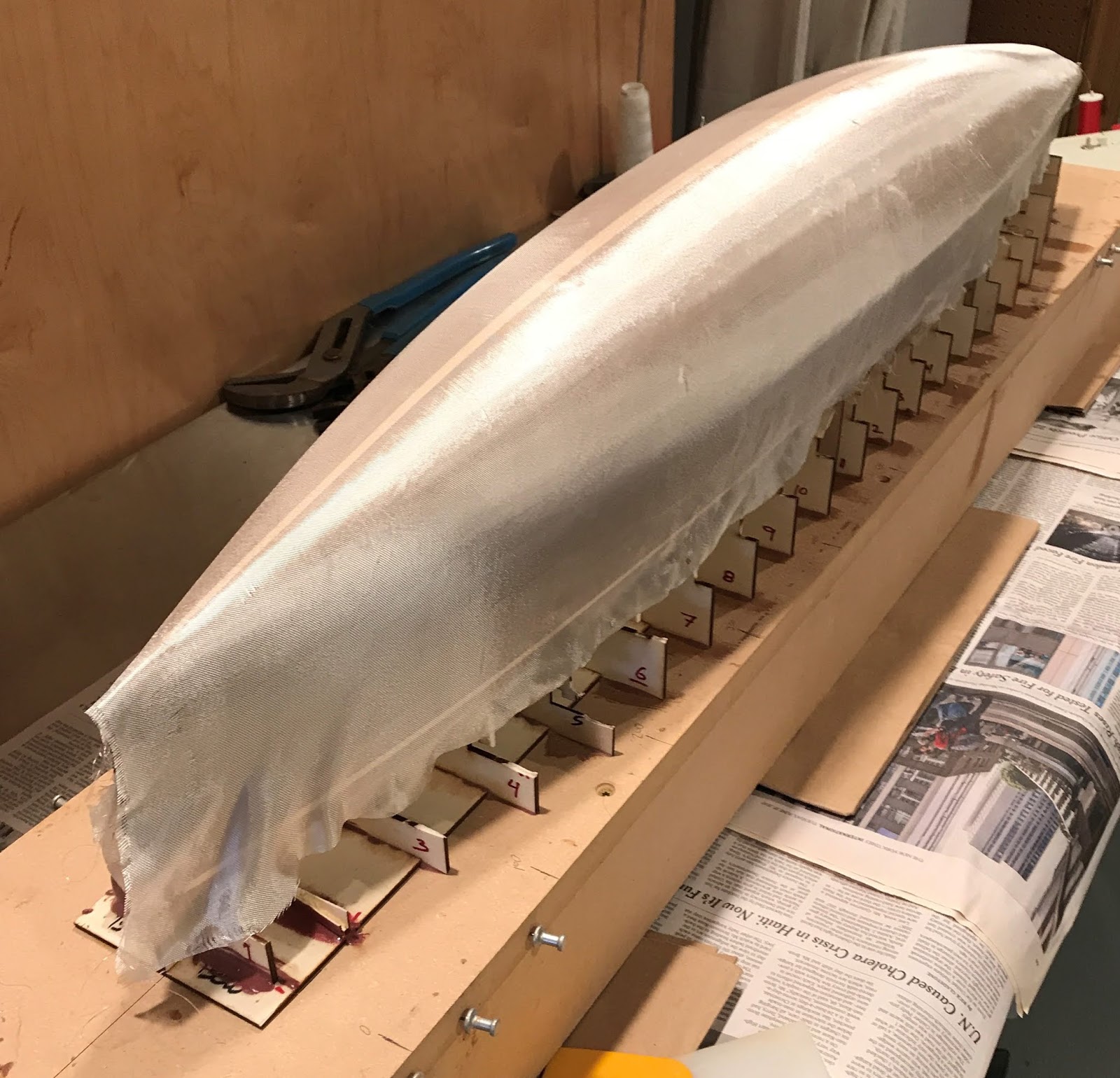 Corbie 5 IOM fiberglassed