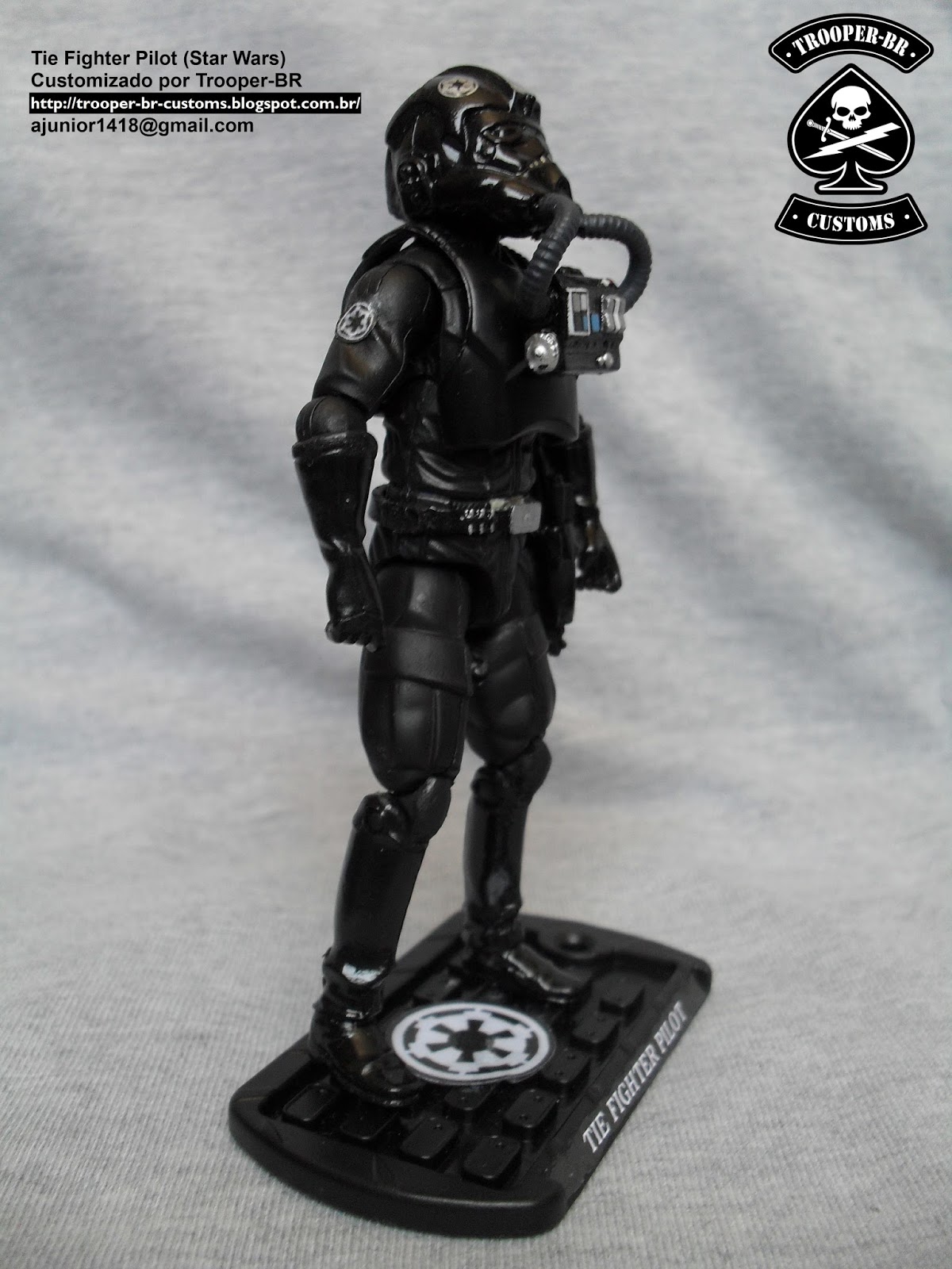 Gi joe Custom Action Figures: Tie Fighter Pilot - Star Wars