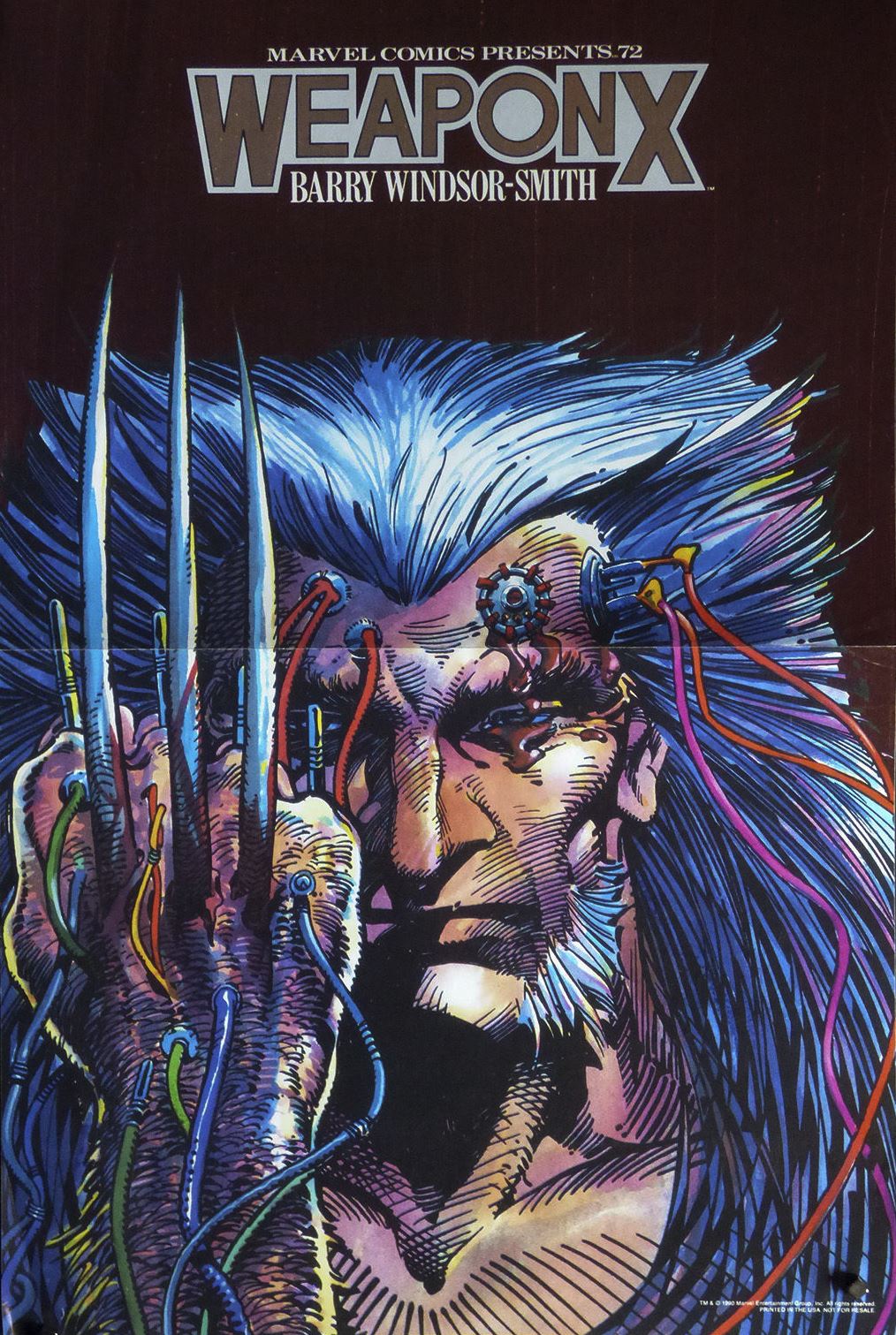 Cap'n's Comics: Weapon X Mini Poster by Barry Smith