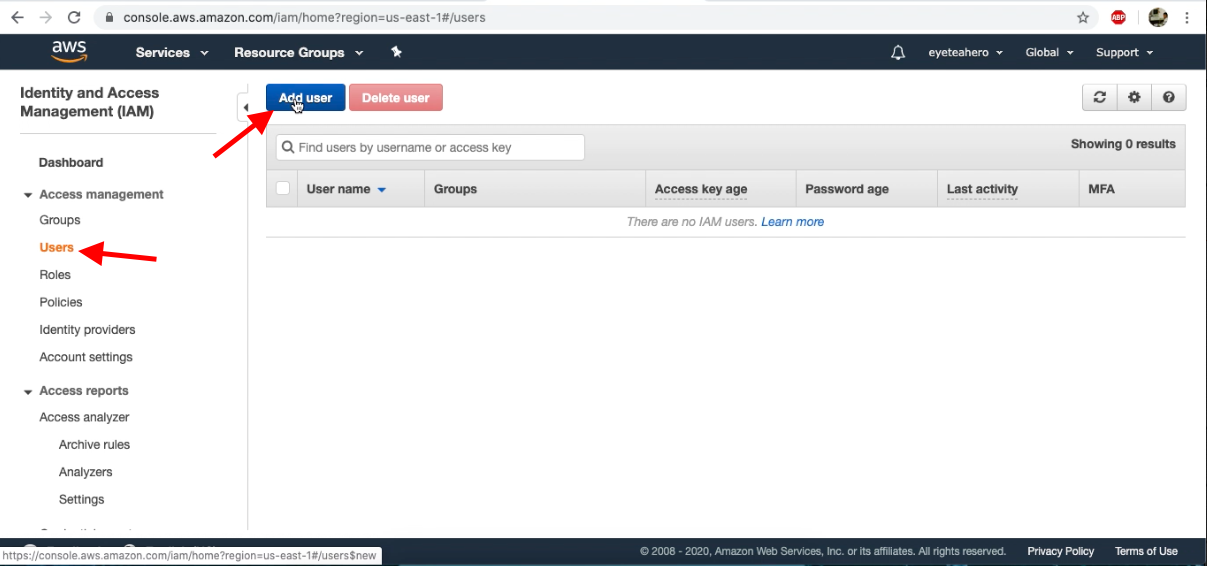 AWS - Create Admin IAM User and Group