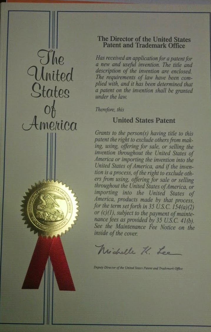 my thoughts...: Getting a patent