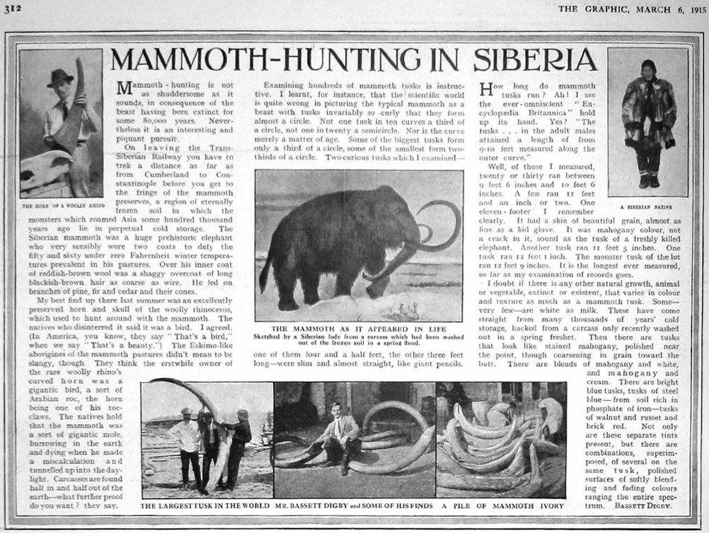 Photo-Sleuth: Sepia Saturday 167: In Search of Mammoths - Journey to ...