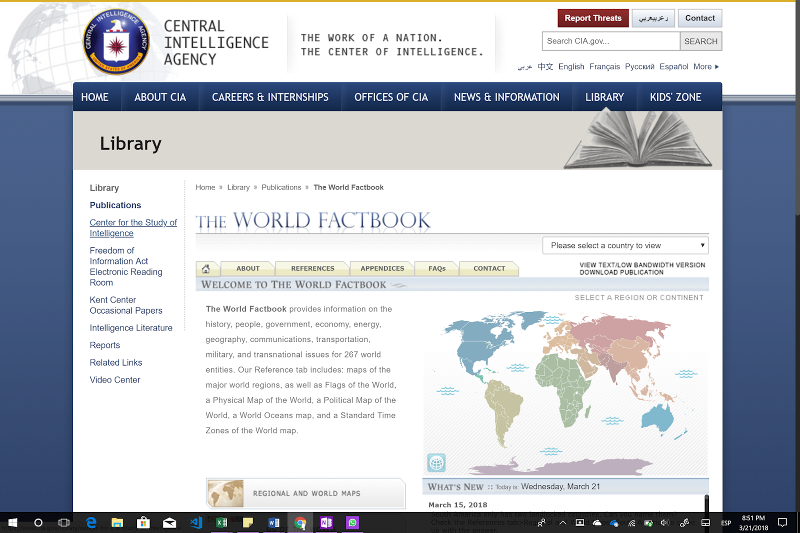 Fuentes de información para tu país