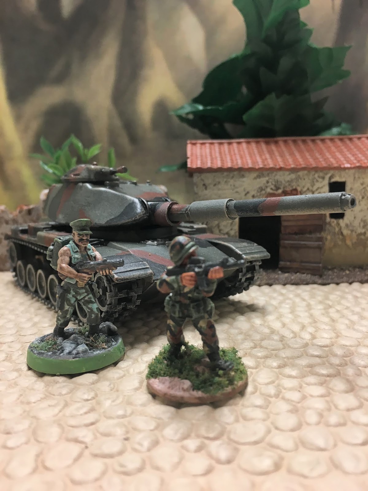 28mm USMC with some Pulp 80s miniatures