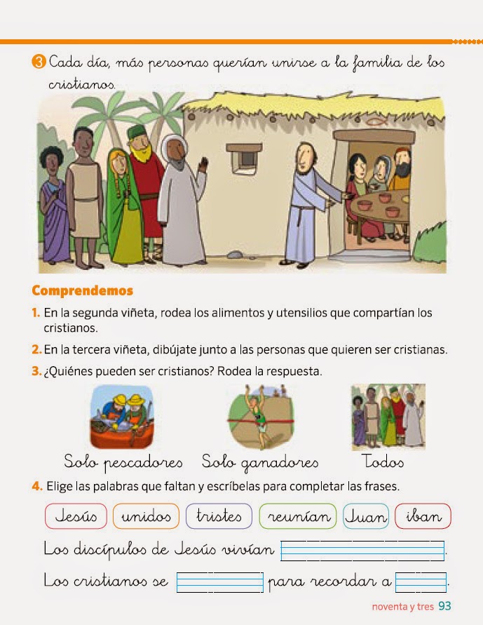 Primer Curso: U.D.8: CELEBRAMOS EL REGALO DE LA VIDA 2