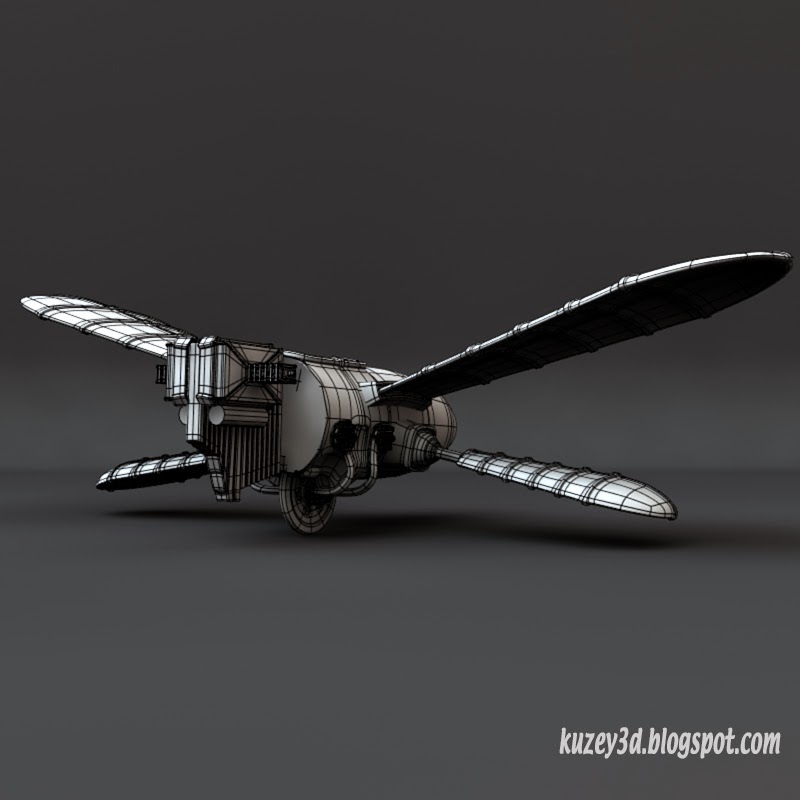 Butteridge's Flying Machine: Wip2