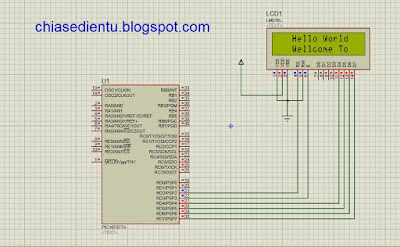 BÀI 16 : GIAO TIẾP VỚI LCD 16X02 PIC16F877A CCS - Lập trình PIC