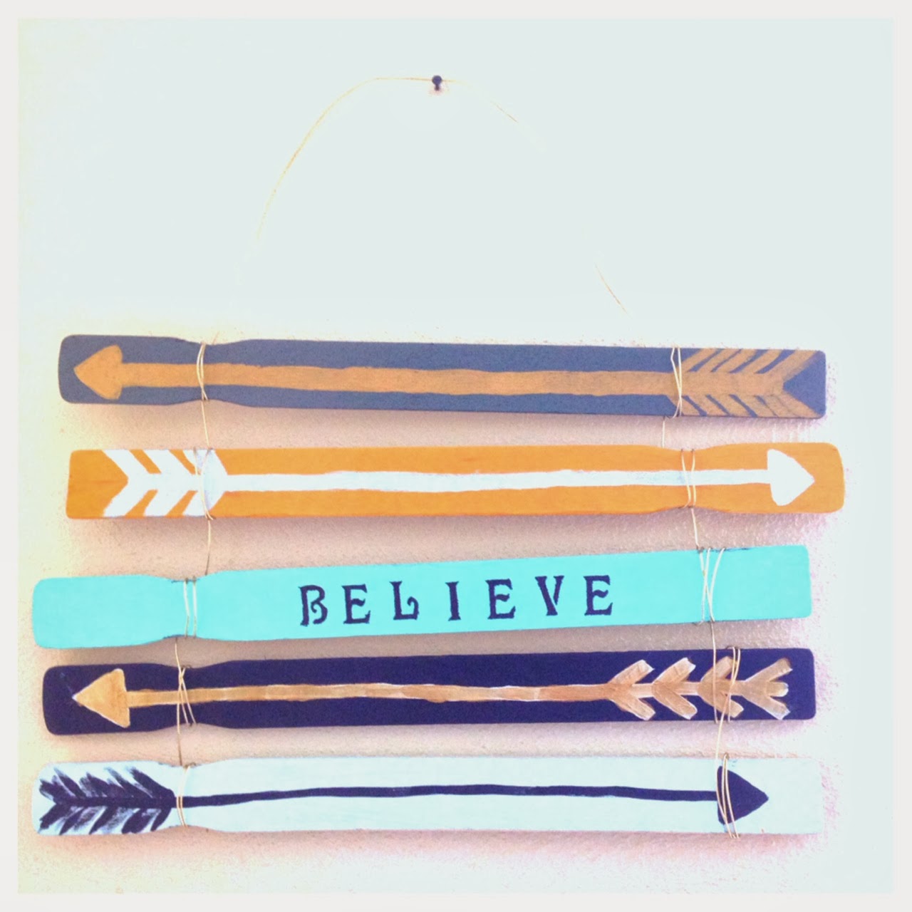 CRAFTY SATURDAY: Inspirational paint sticks!