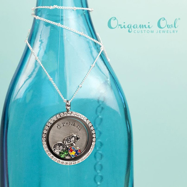 Autism Dream Origami Owl Living Locket | Jeanette at Think Goodness