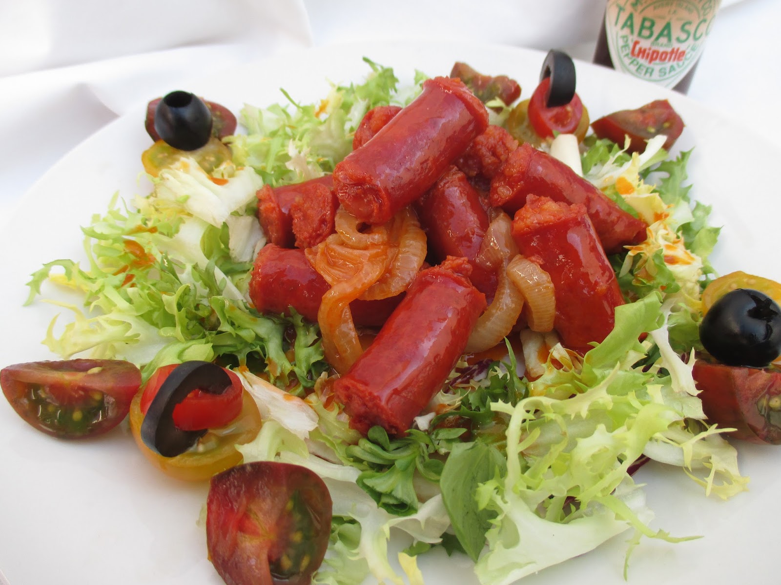 Con mil sabores: CHISTORRAS BARBACOA A LA MANZANILLA