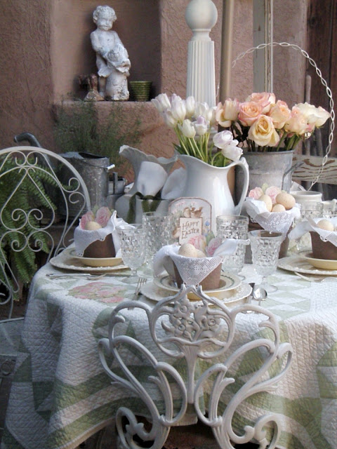 Cabin & Cottage : Vintage Country Easter Table
