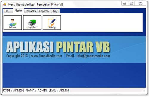 Gratis Aplikasi Pembelian Dengan VB .NET - Pintar VB | Tutorial Visual Basic