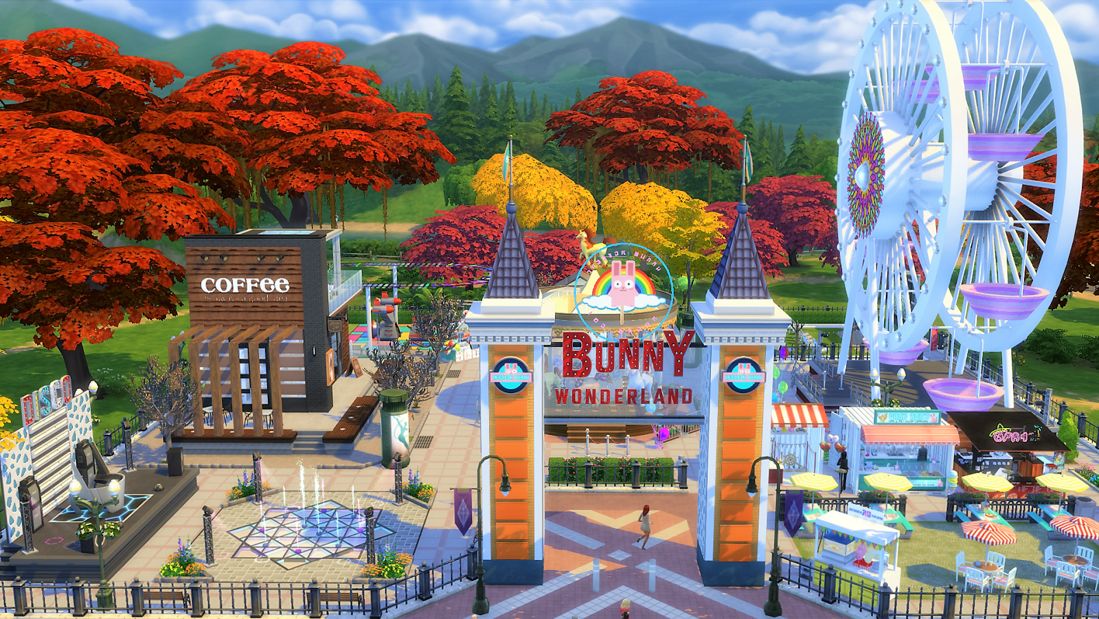 sim house design workshop: Sims 4 Bunny Wonderland ----- 兔仔游乐园